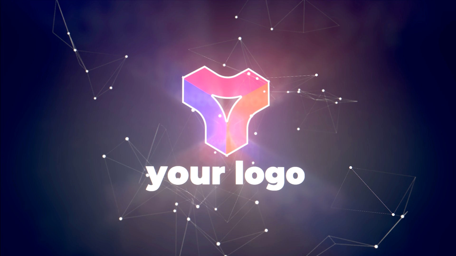 Wire Frame Reveal Custom Logo Animation With Glitch Sound. Submit Your ...