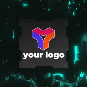 Hypertech Logo Reveal: Processor Circuitry and Electron Flow Theme - Etsy