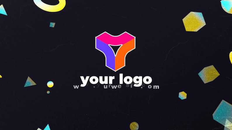 Retro Wave Synthwave Logo Animation - Customizable & Dynamic 6s Intro ...