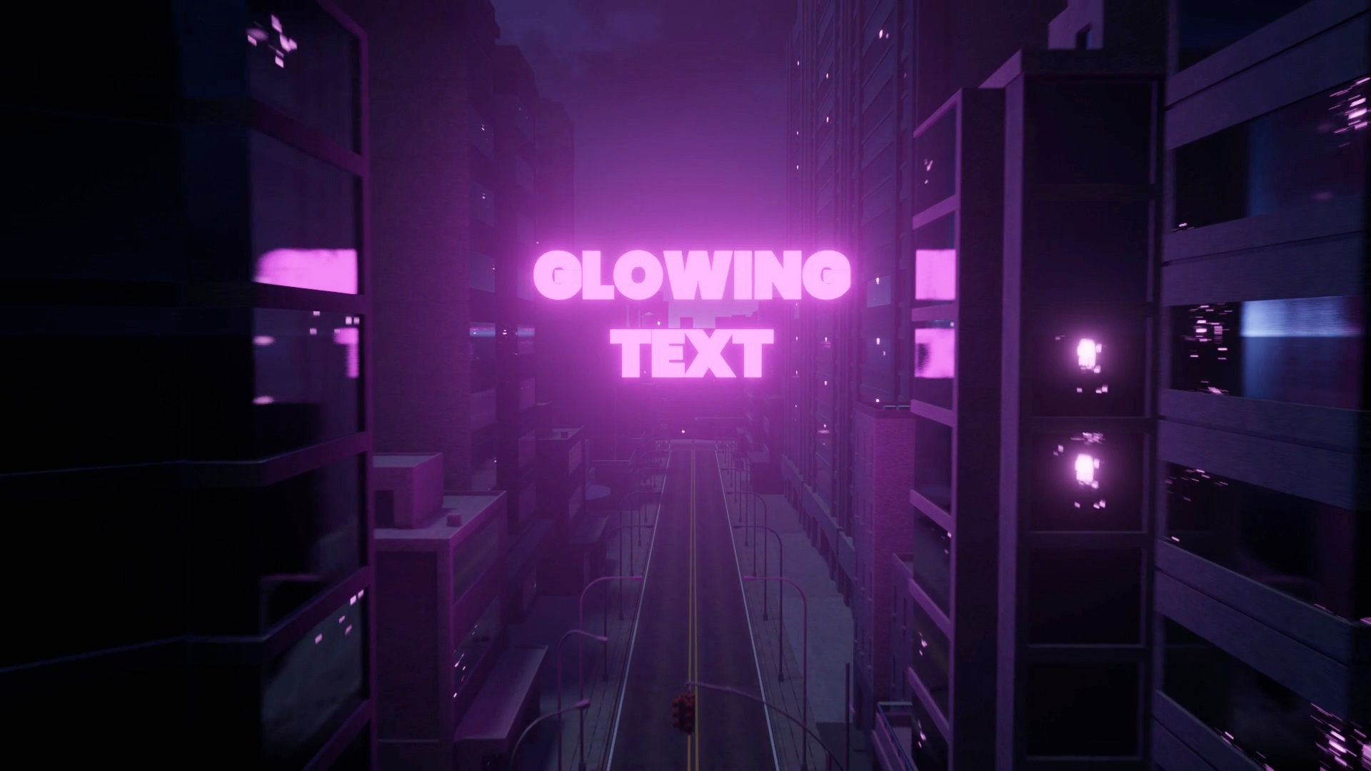 Discover the Metropolis Cyberpunk City Logo Reveal Customizable Title ...