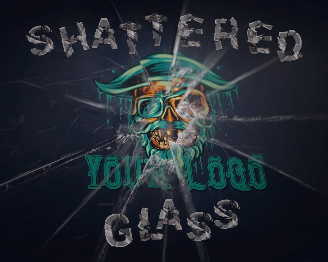 Shattered Glass 3d Dystopian Logo Stinger Animation Logo Reveals Behind ...
