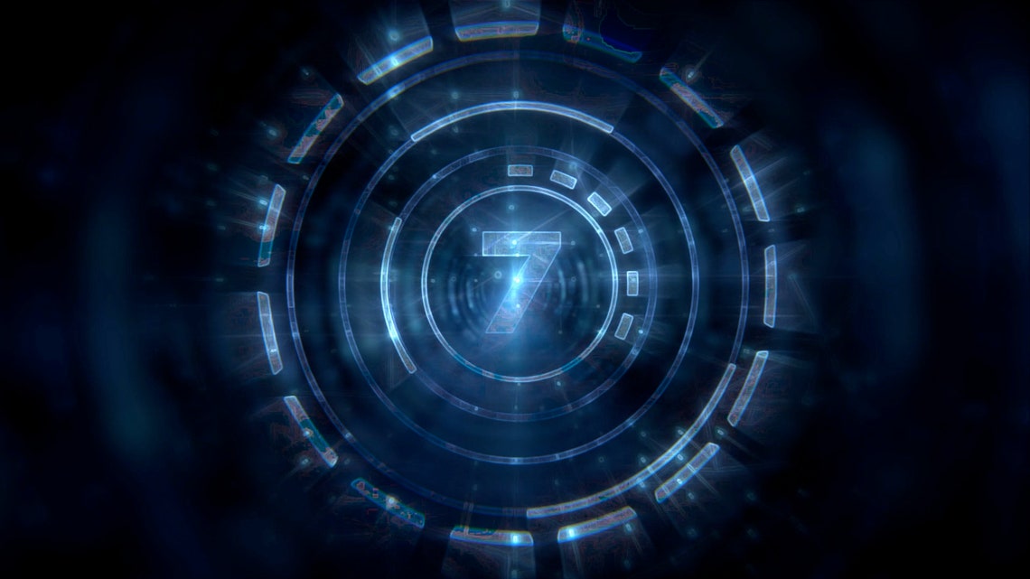 Digital Countdown Intro Animated Glowing Custom Color Countdown With ...