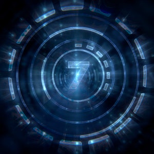 Digital Countdown Intro - Animated Glowing Custom Color Countdown With Intro Text and With ...