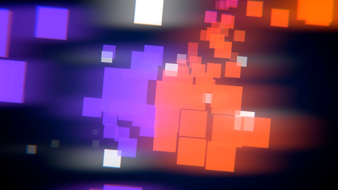 Personalized Pixelated Logo Logo Reveals From the Fading Pixels Use for ...