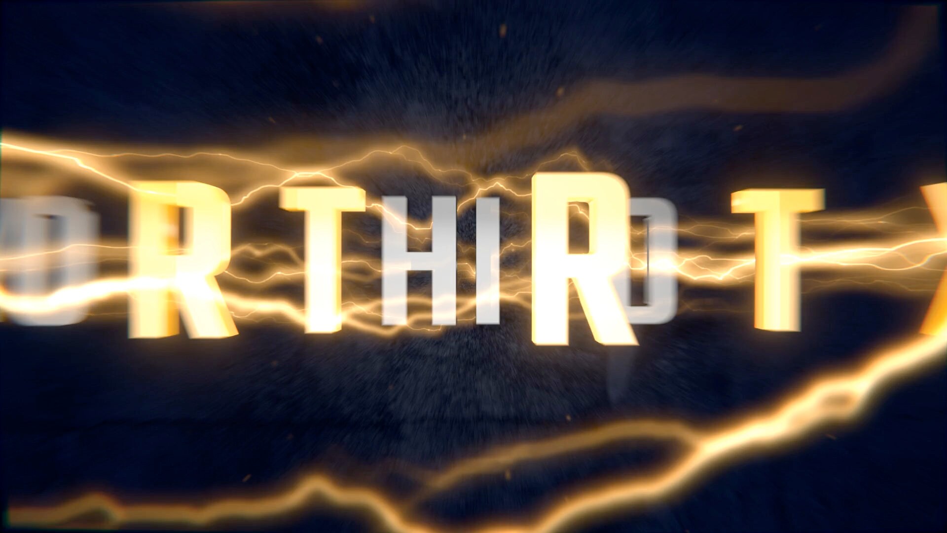 Lightning Intro Overlay, Your Own Custom Text, Your Logo Inserted ...