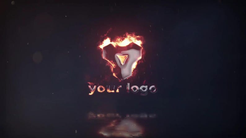 Custom Fire Logo Reveal Animation With Sound | 10-second HD Logo ...