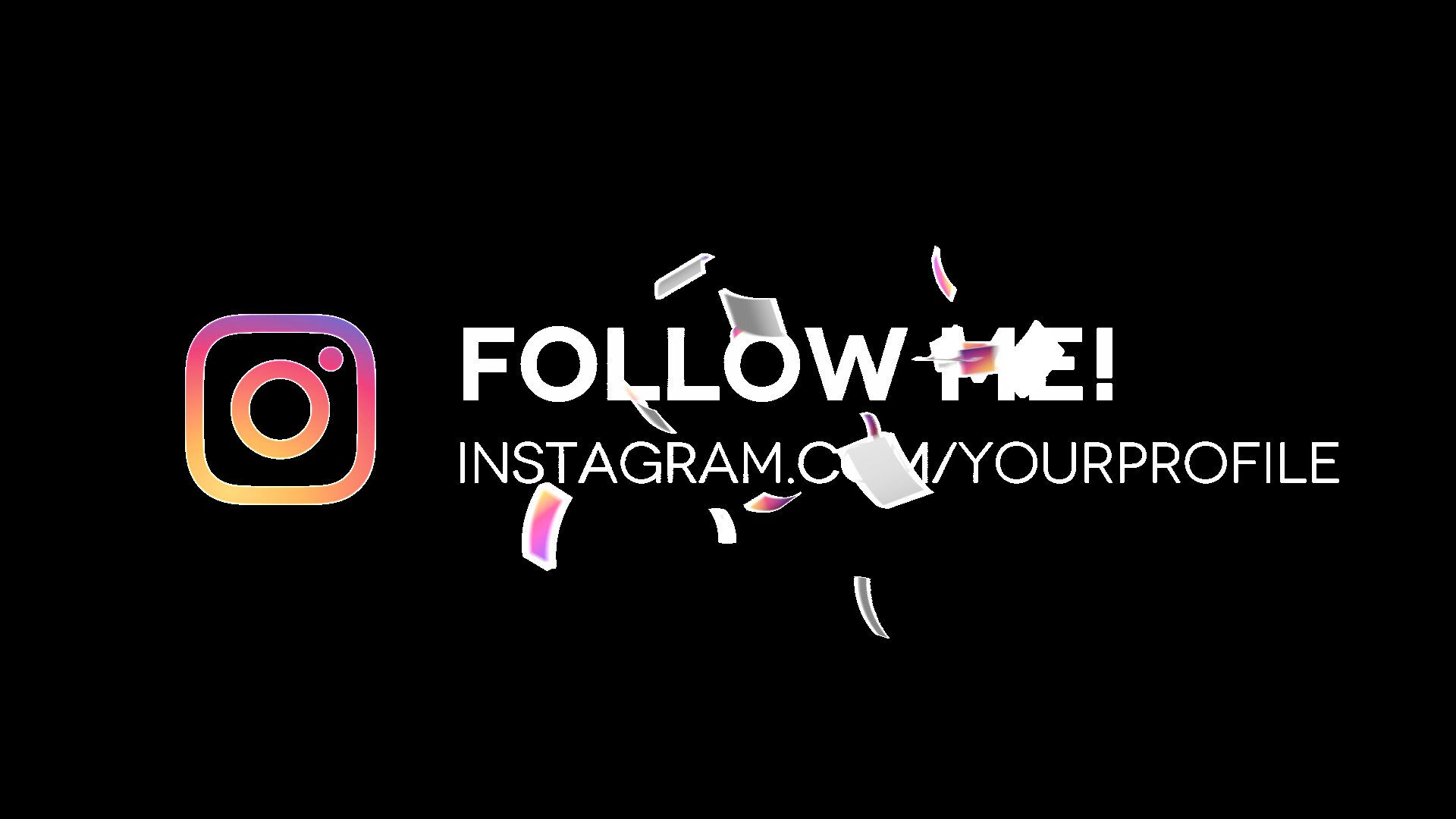 Transparent Overlay for Your Social Media Customizable Text Black Area ...