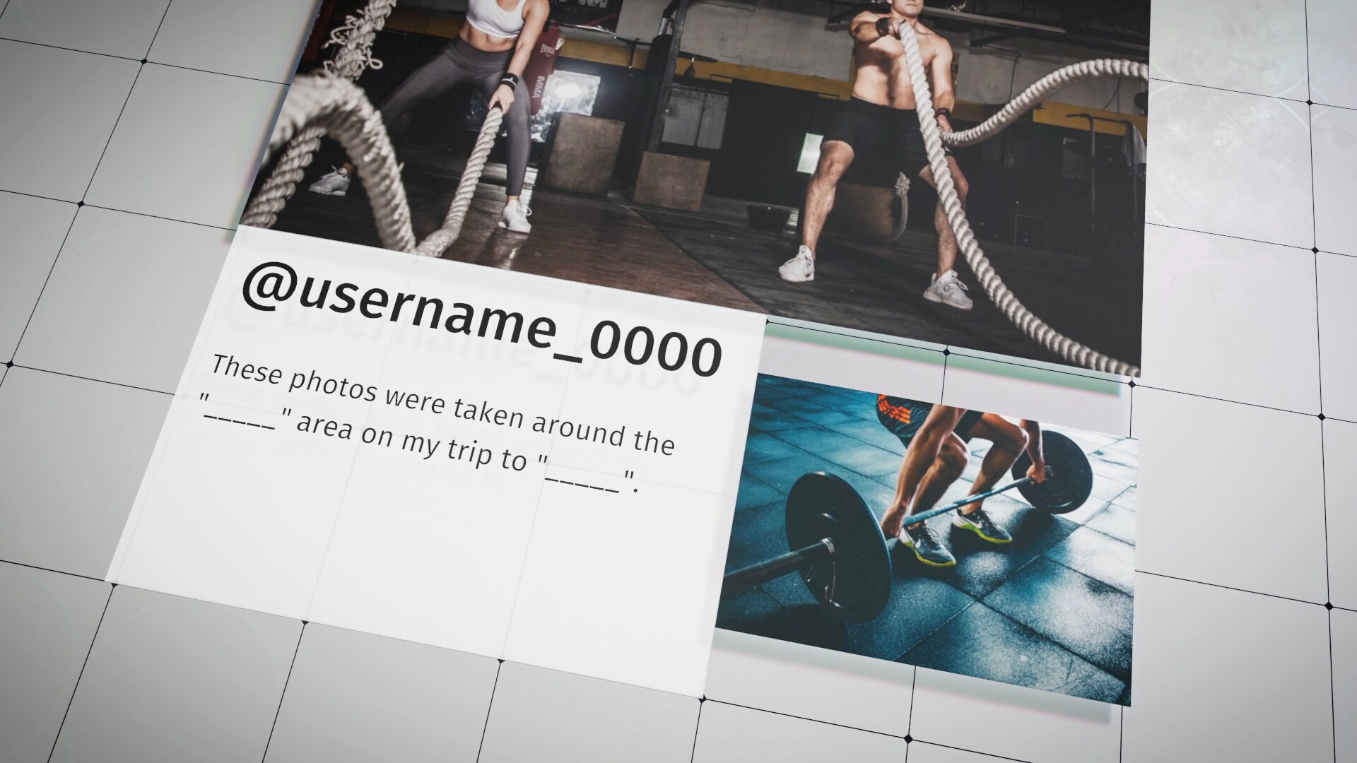 Animated Photo Intro for Social Media Customizable Text Photos ...