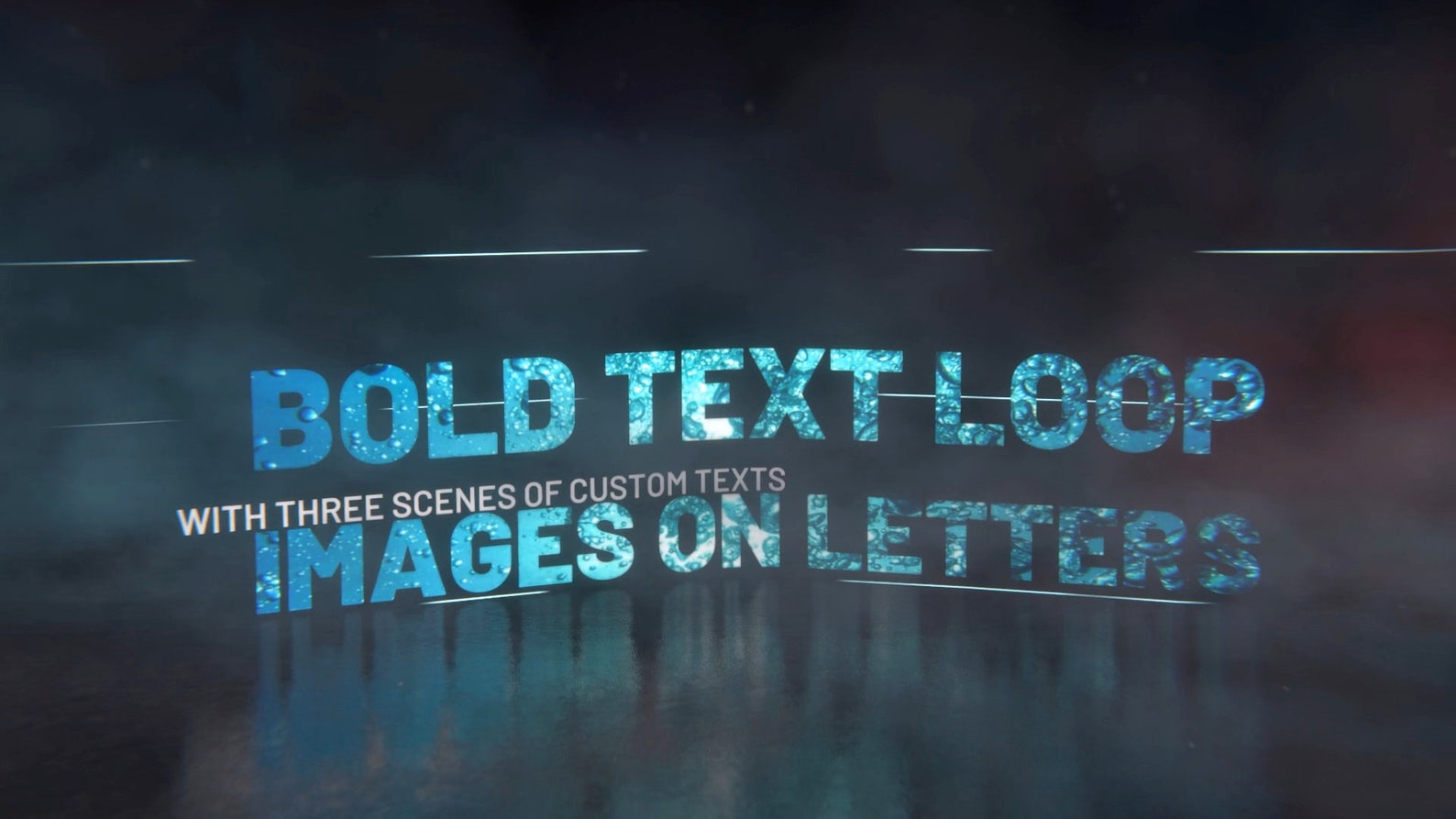 Streams Overlays Screen With Bold Lettering Animation - Customizable ...