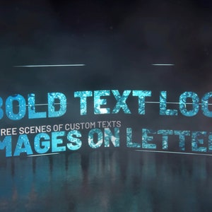Streams Overlays Screen With Bold Lettering Animation - Customizable ...