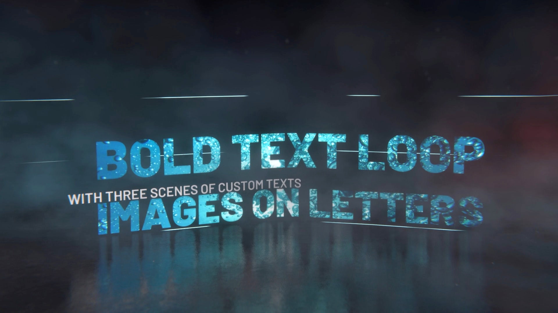 Streams Overlays Screen With Bold Lettering Animation - Customizable ...