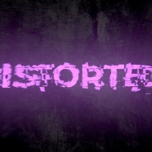 Distorted Glowing Text Animation Insert Your Text for Your Streaming or ...