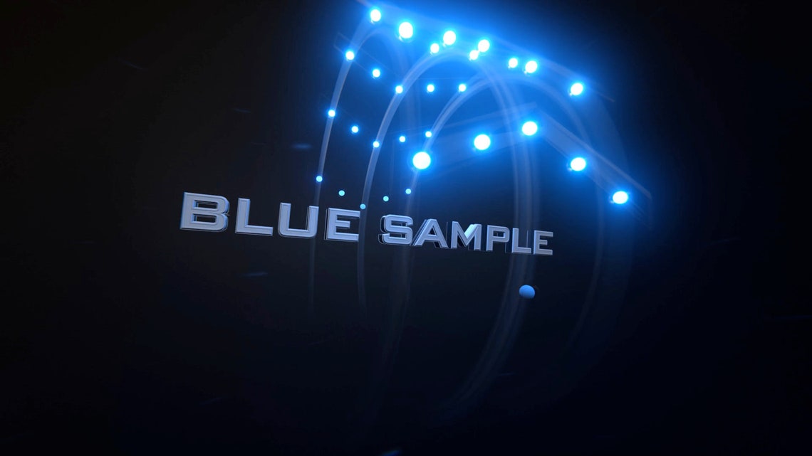Light Title With Custom Text and Color Great for Any Video - Etsy