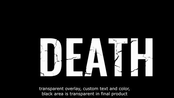 Customizable Grunge Text Overlay Animated Modern Cyberpunk - Etsy