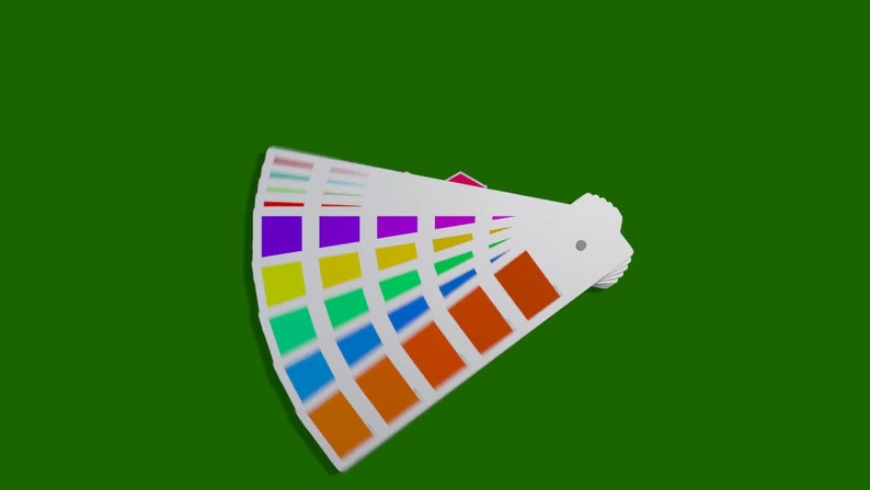 Revolving Color Swatches: Artful Logo Reveal | Customizable Background ...