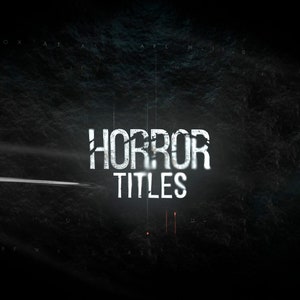 Paranormal Activity Animation Scary Titles Customizable Text, Color ...