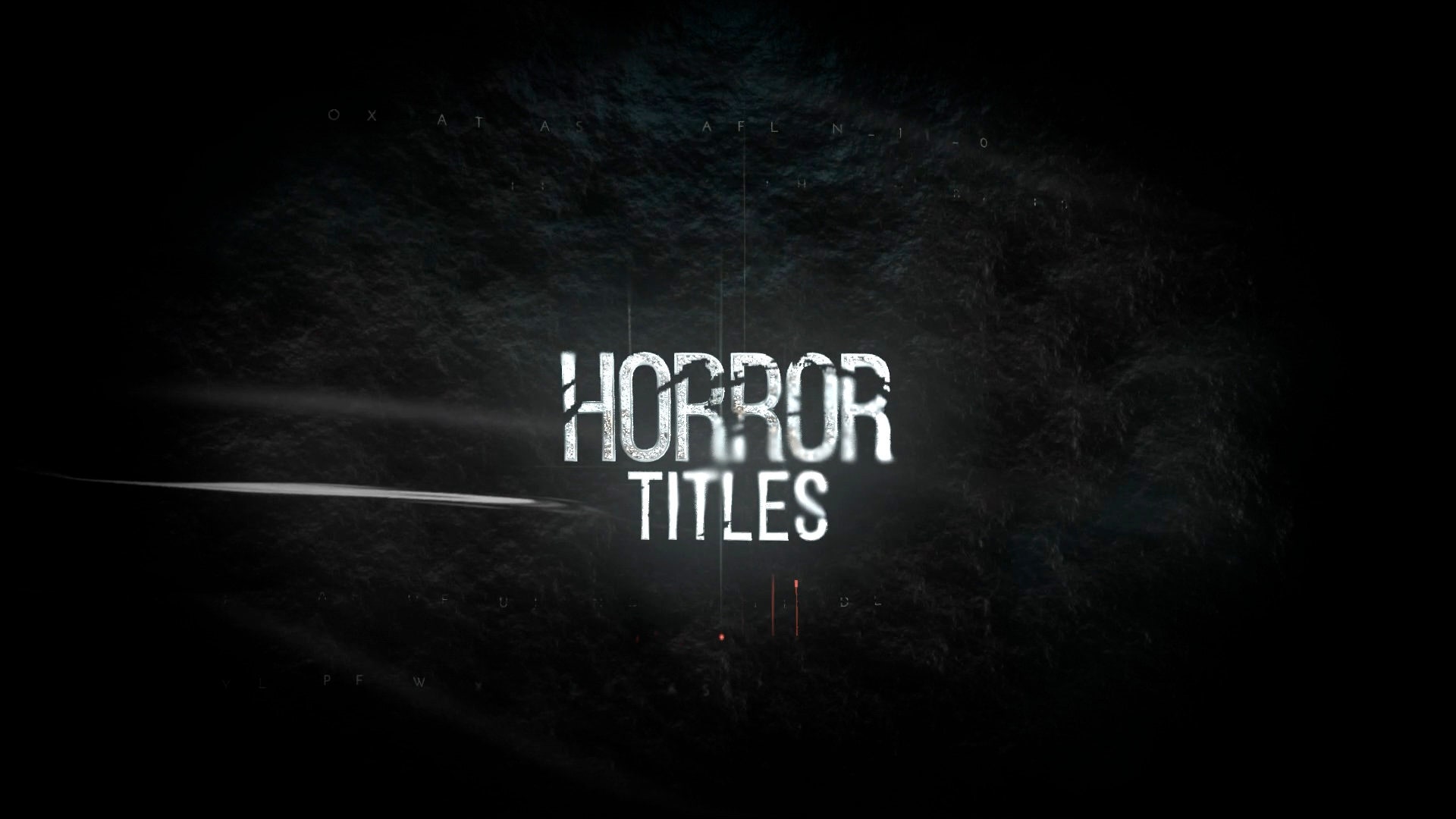 Paranormal Activity Animation Scary Titles Customizable Text, Color ...