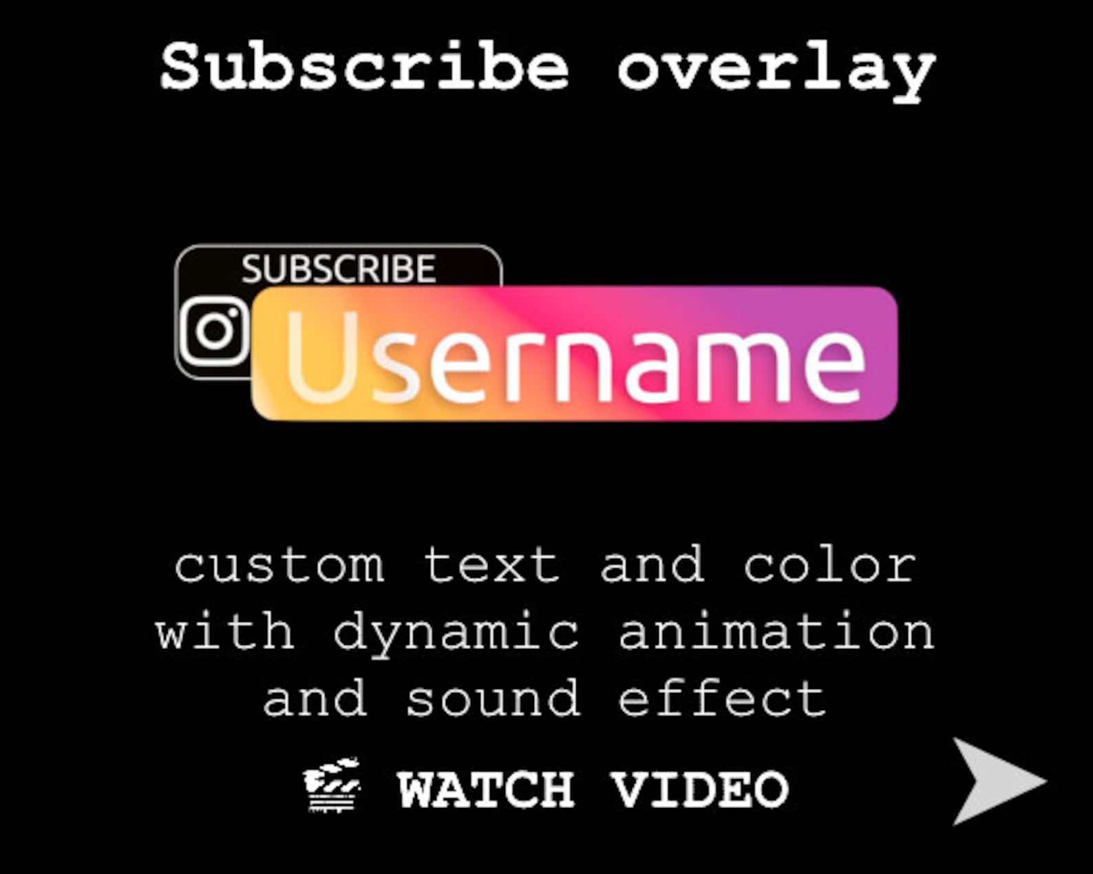 Instagram Transparent Overlay Over Media Link With Unfold Animation ...