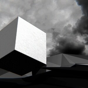 Dark Sky Animated Logo Stinger - Logo Reveals From Glitchy Dark Clouds ...