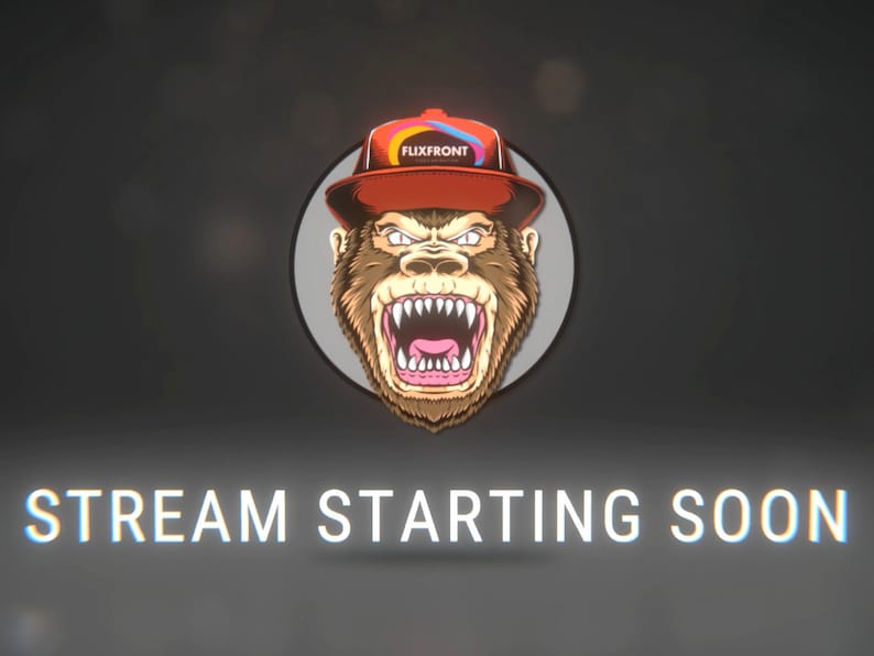 Customizable Intro for Twitch (starting Soon) Gaming Style Strike and ...