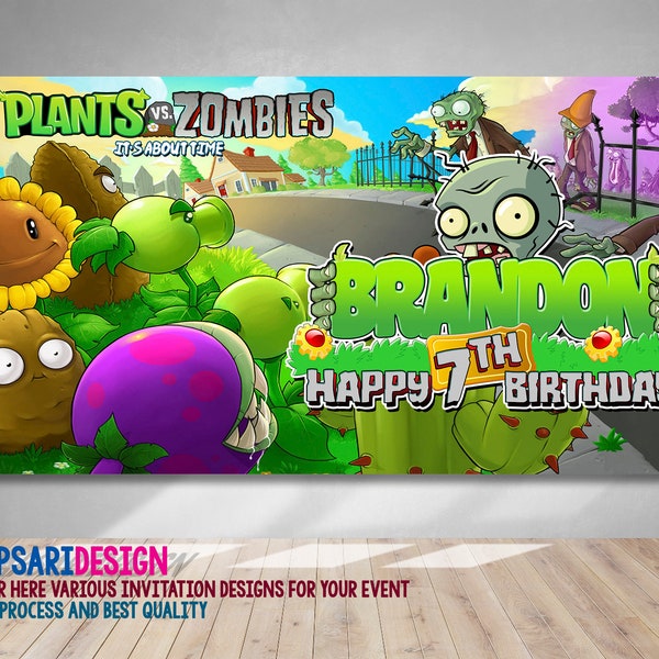 Plants Vs Zombies - Etsy