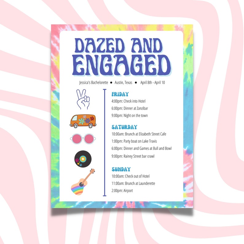 dazed-and-engaged-bachelorette-party-itinerary-etsy