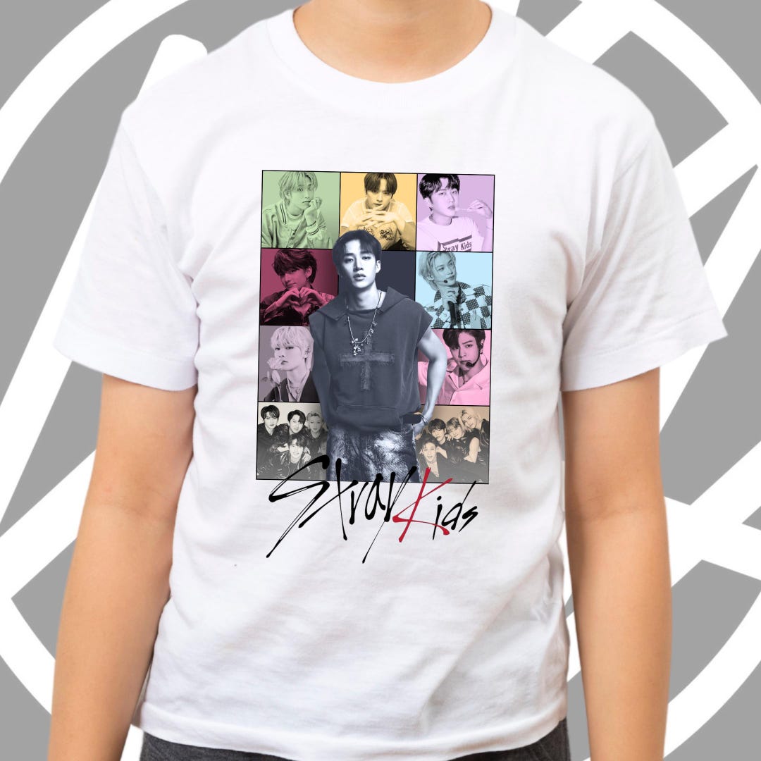 Stray Kids Bang Chan K-pop T-shirt, "eras Tour" Inspired Merch Tee ...