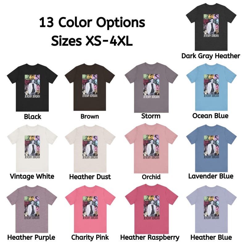 Jeremy Jordan Shirt, Broadway Icon Inspired Fan Merch, Comfy Cotton Tee ...