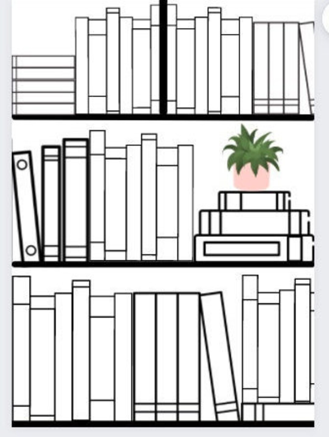 Fillable Finished Books 2022 Book Worms - Etsy