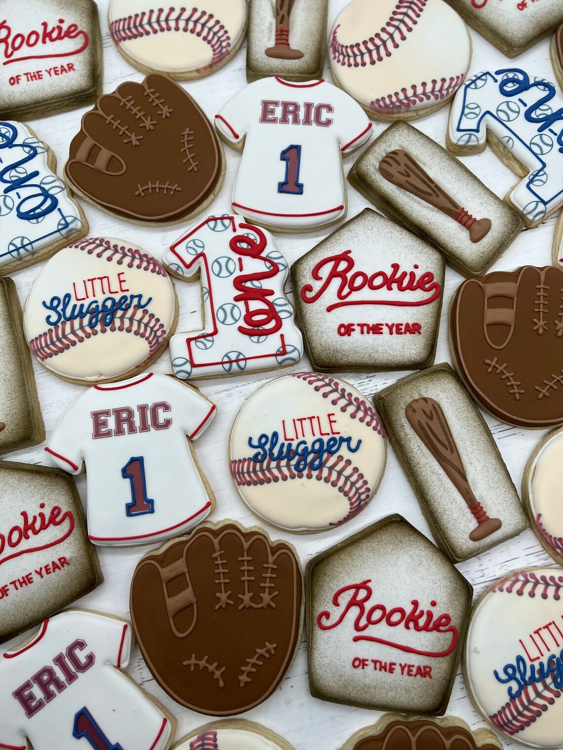 Custom Sugar Cookies Ultra Deluxe Little Slugger Baseball - Etsy