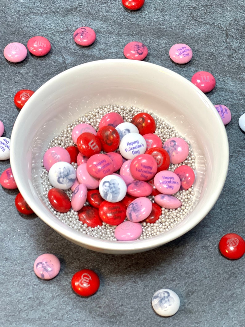 Custom Printed Chocolates Candy Coated Chocolate Personalized - Etsy