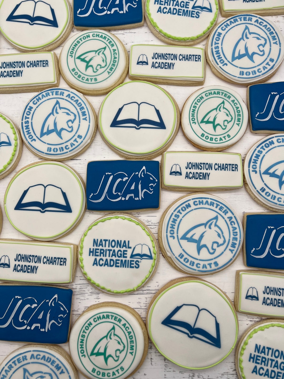 Custom Sugar Cookies Ultra Deluxe School College Logo Teacher Gift ...