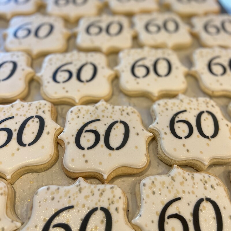 70th Birthday Cookies - Etsy