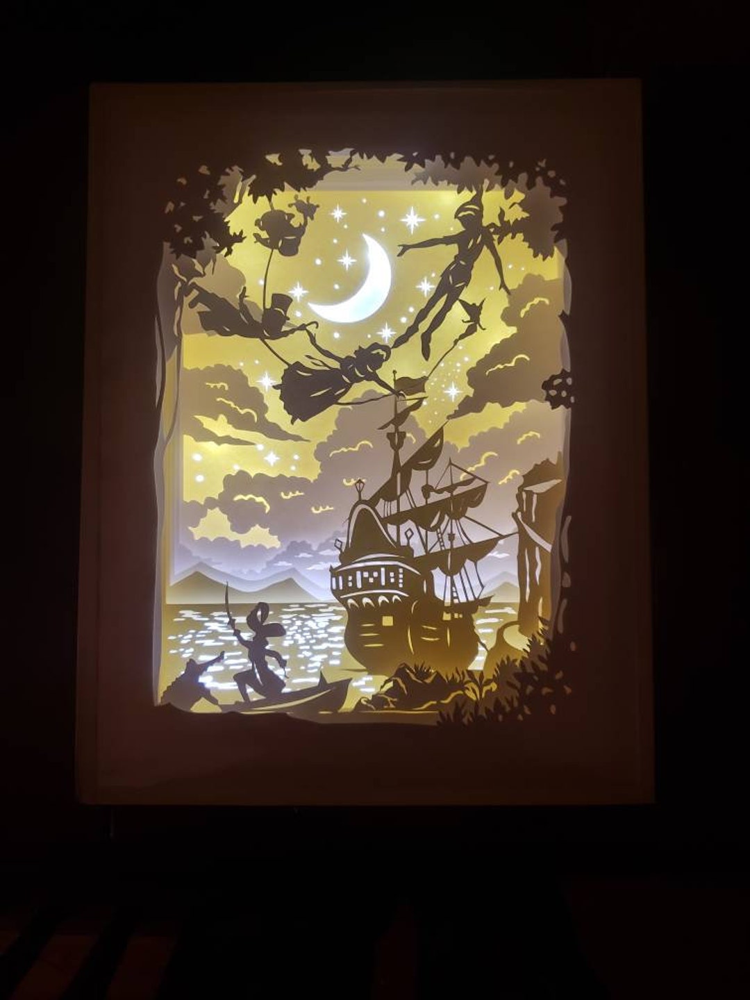 Lights Included 11x8.5 Peter Shadow Box finished Physical - Etsy