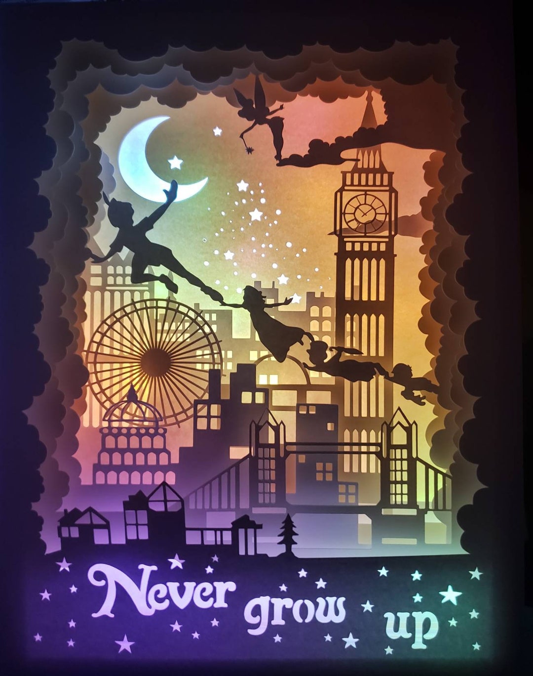 Lights Included 11x8.5 Peter Shadow Box finished Physical - Etsy