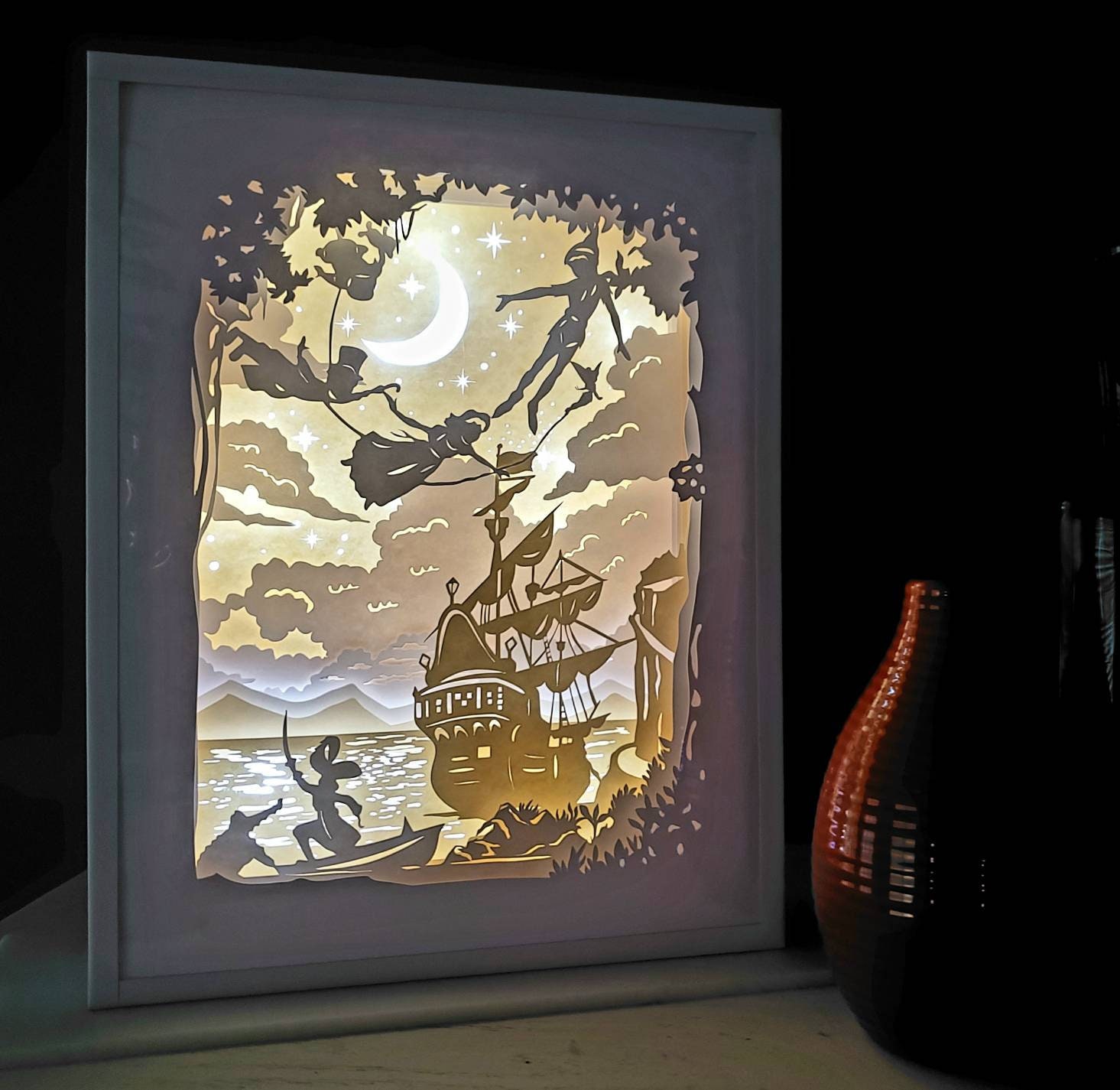 Lights Included 11x8.5 Peter Shadow Box finished Physical - Etsy