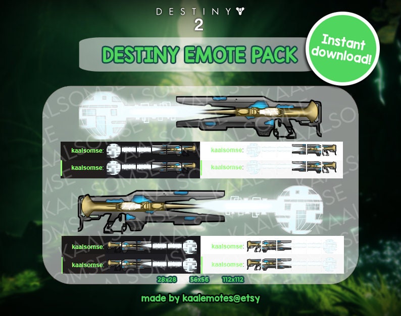 Destiny 2 Emotes Divinity Witch Queen - 5 Emote Pack for Twitch Discord ...