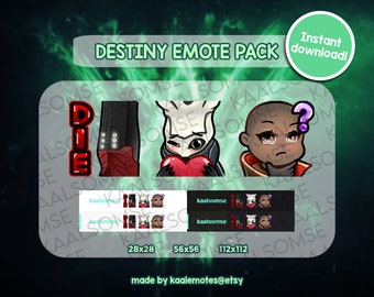 Destiny Twitch Emotes | Etsy
