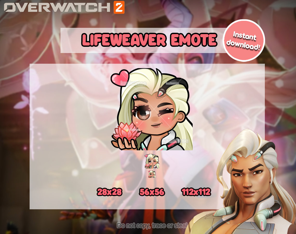 Overwatch 2 Lifeweaver Emote for Twitch and Discord - Etsy