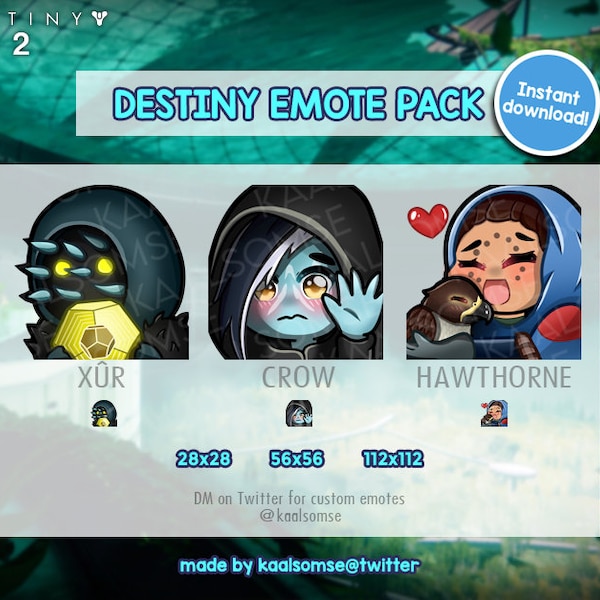 Destiny Twitch Emotes - Etsy