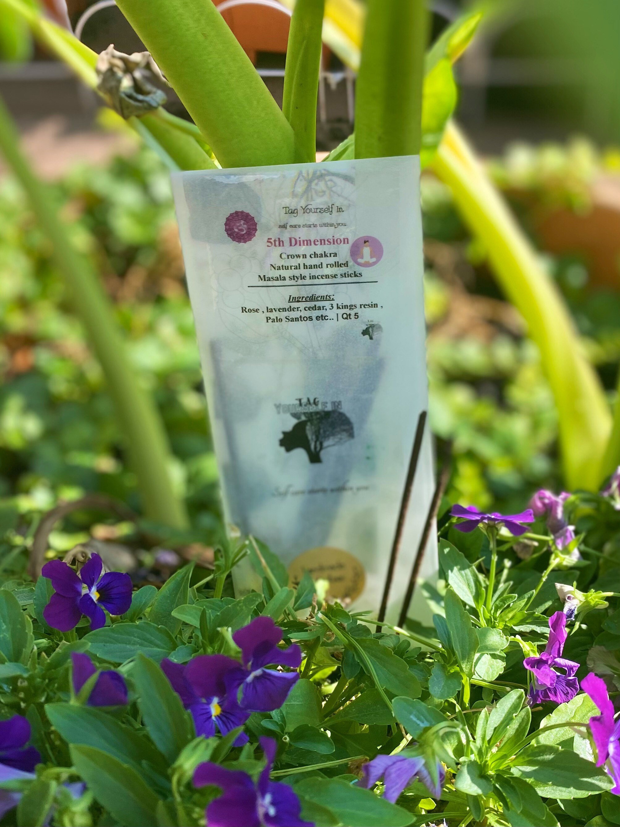 5th Dimension | Crown Chakra Incense (pack of 5 ) - Etsy