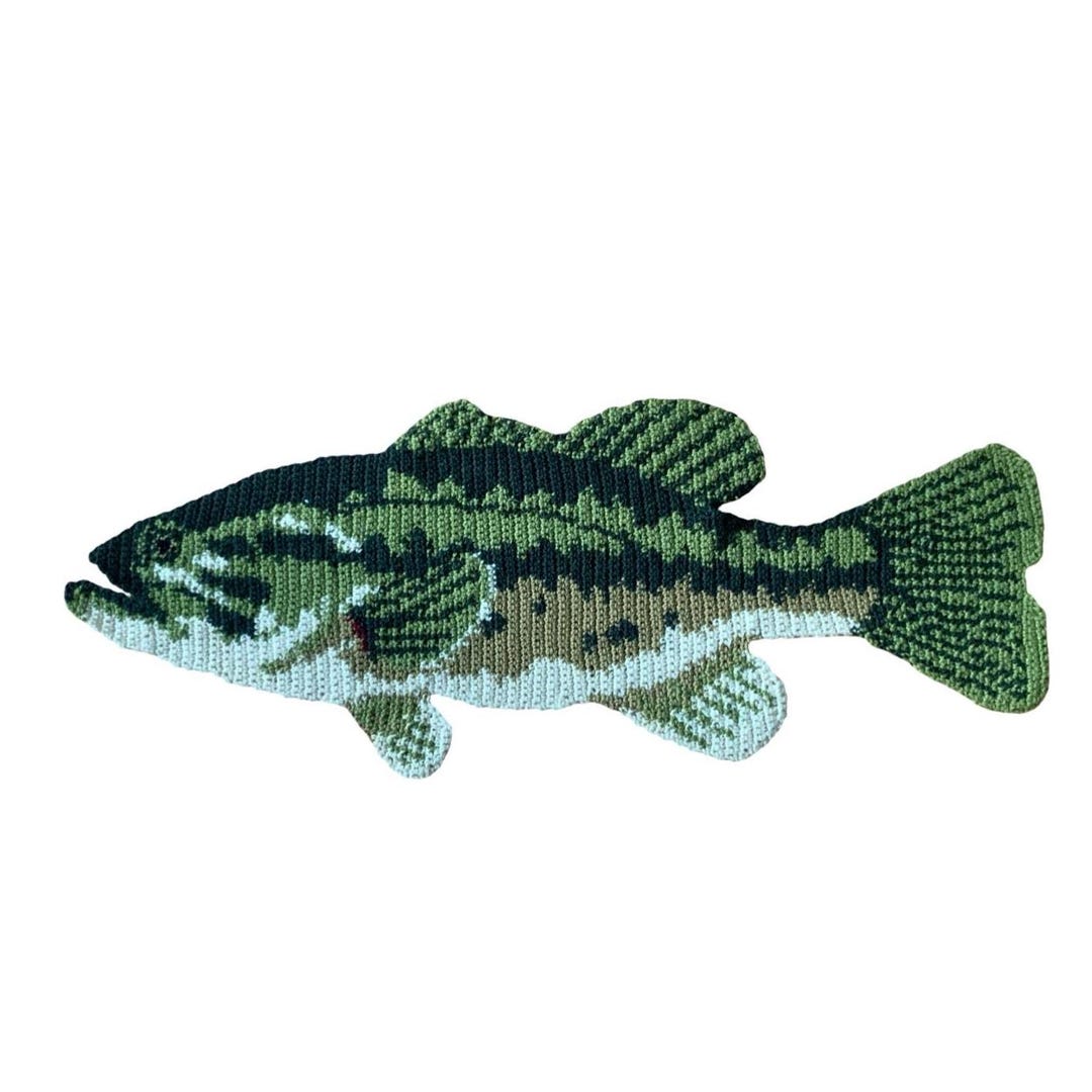 Largemouth Bass Cutout Tapestry Crochet Pattern - Etsy