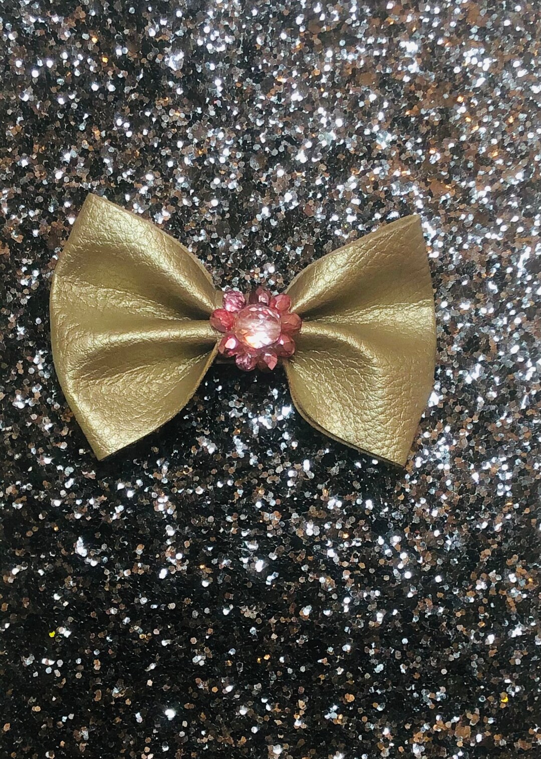 Faux Leather Bows - Etsy