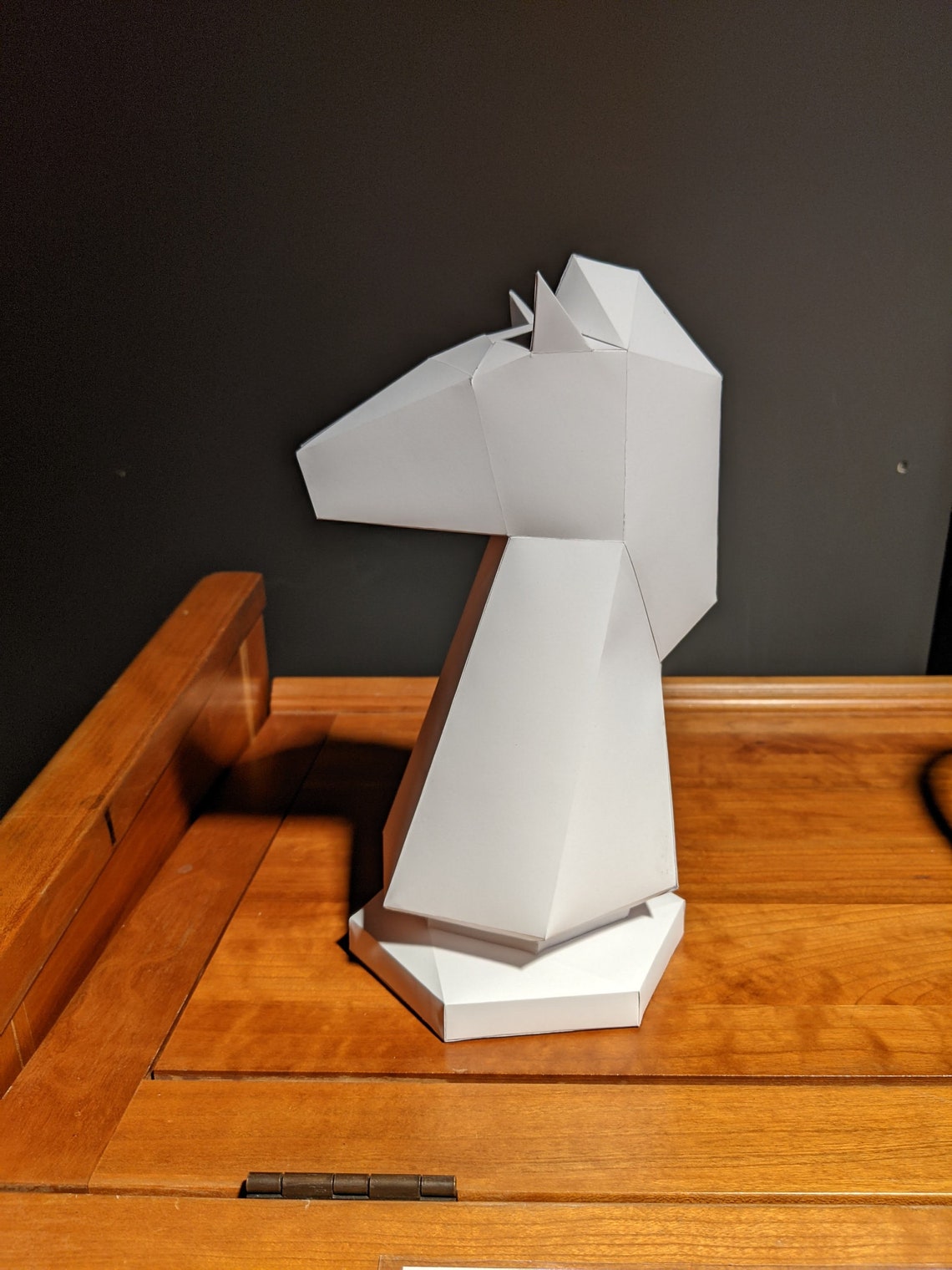 Model Knight Chess Piece Papercraft Plans - Etsy Canada