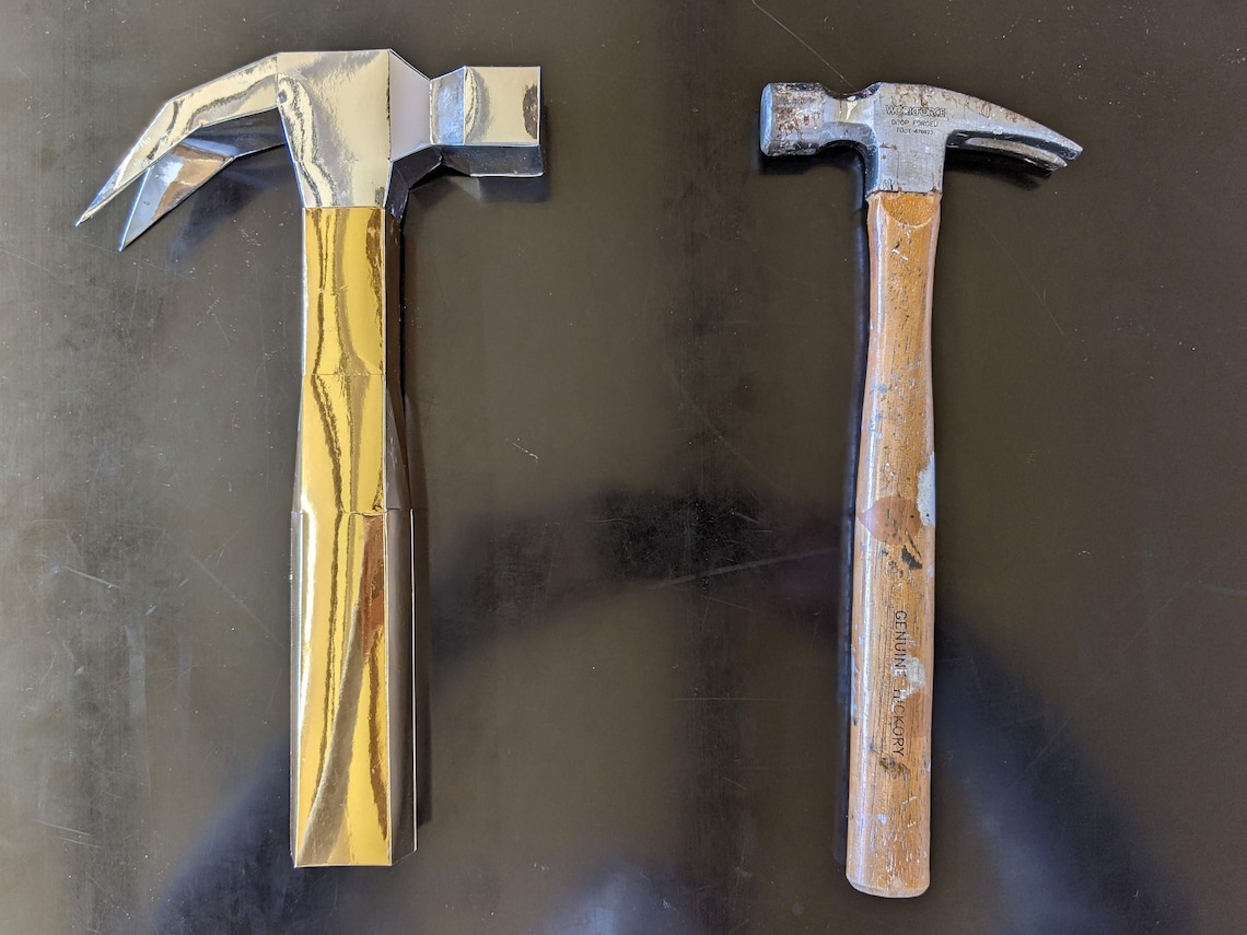 Model Hammer Papercraft Plans - Etsy