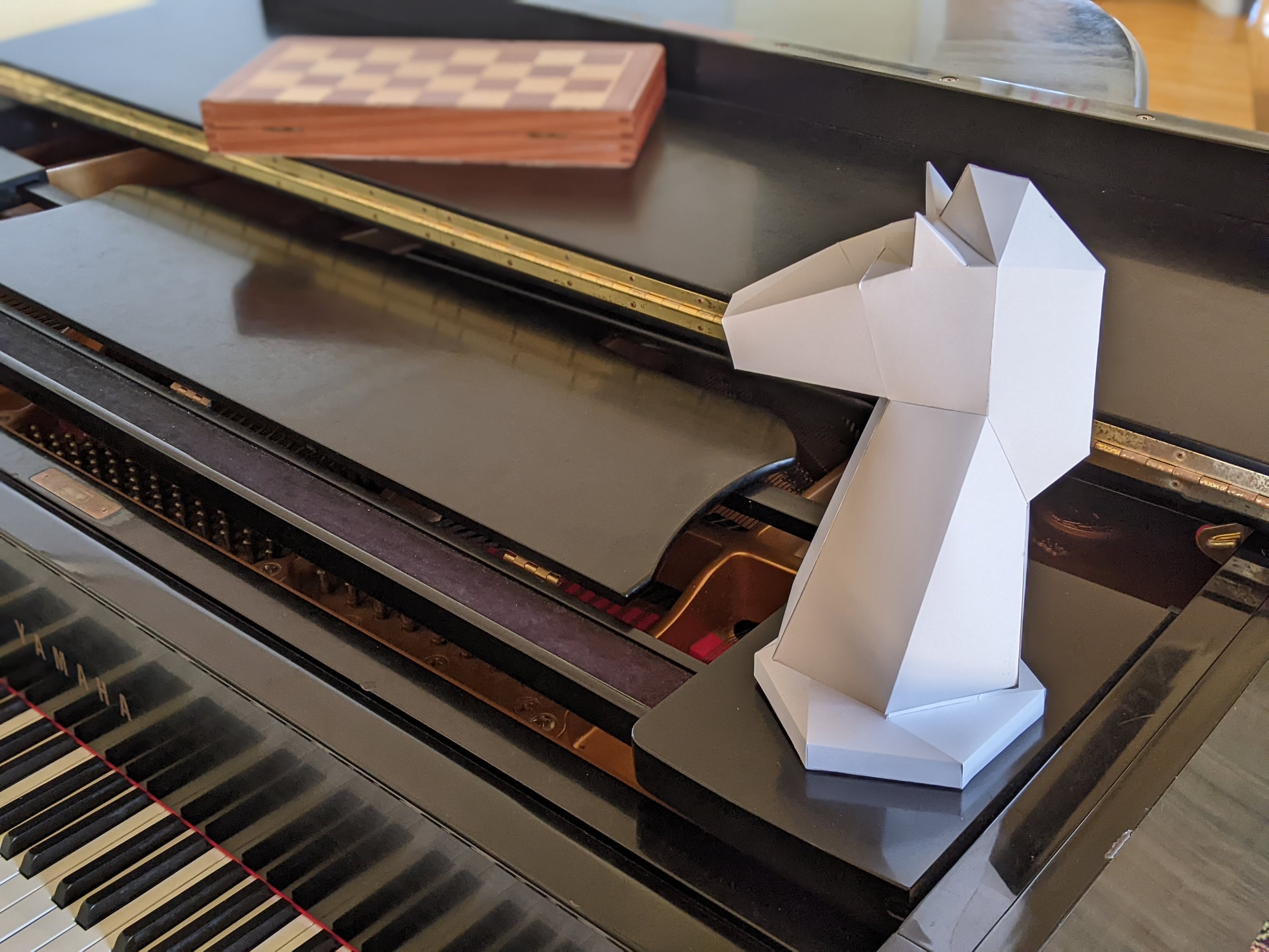 Model Knight Chess Piece Papercraft Plans - Etsy