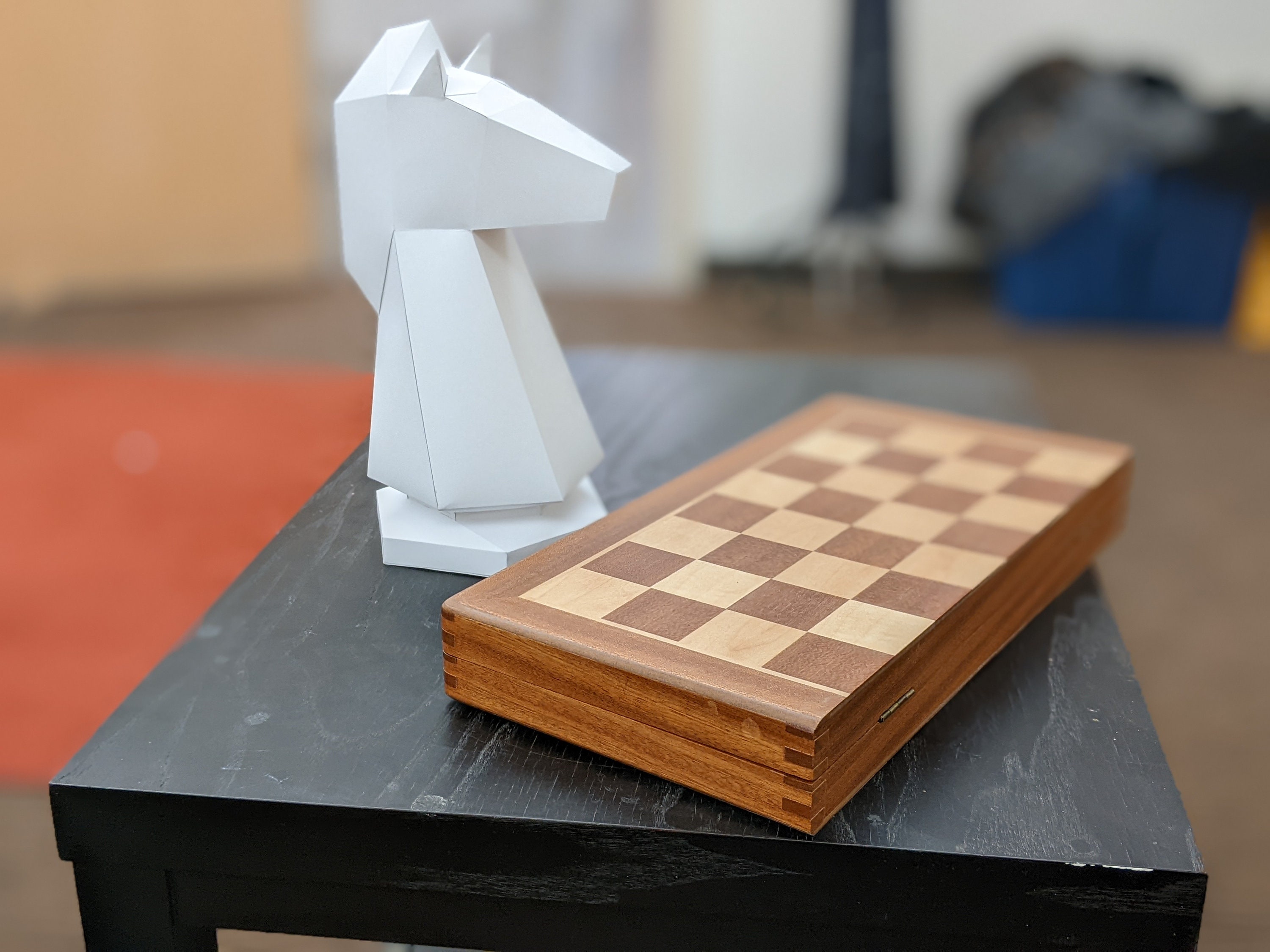 Model Knight Chess Piece Papercraft Plans - Etsy