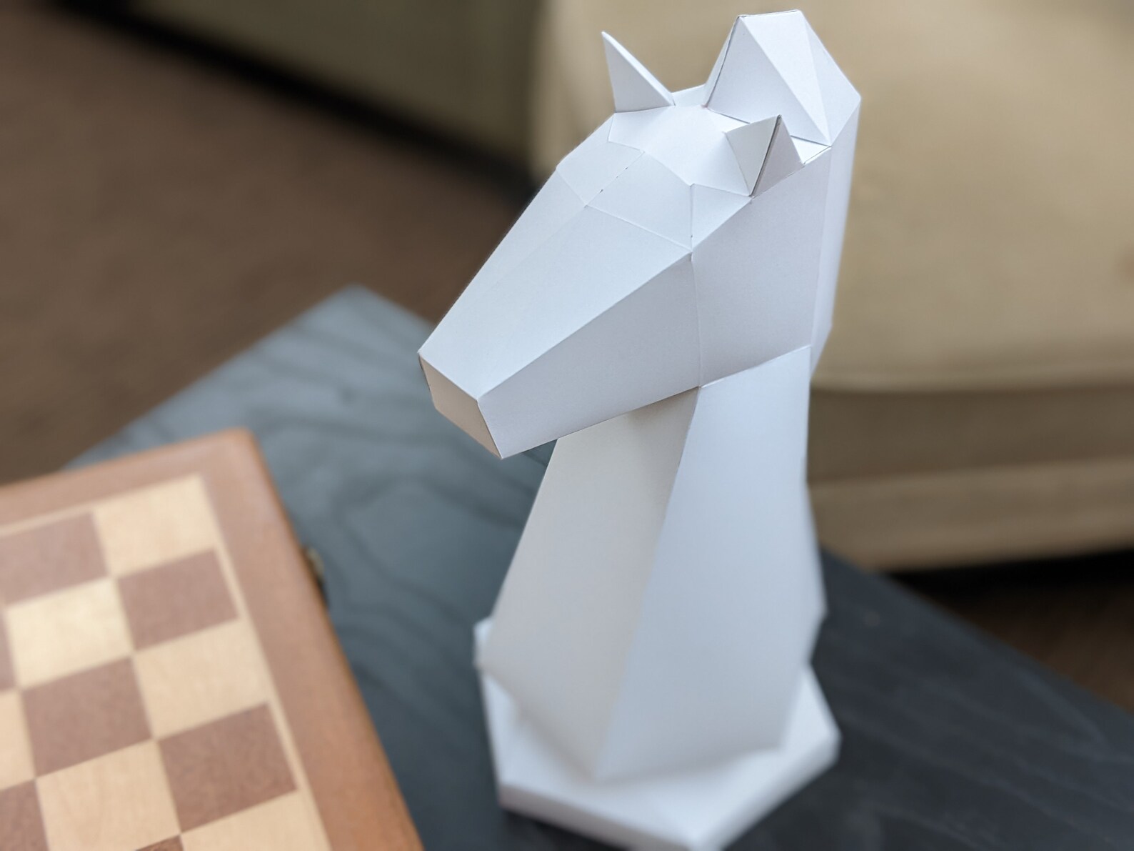 Model Knight Chess Piece Papercraft Plans - Etsy Canada