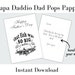 Father's Day Card Printable, Happy Father's Day, Instant Download Card ...