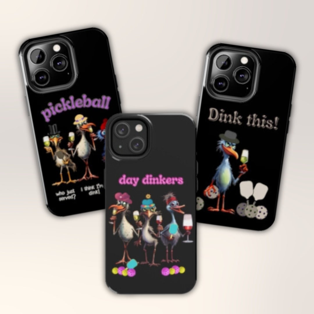 Pickleball iPhone Tough Case for 11, 12, 13 & 14, Pickleball Gift ...